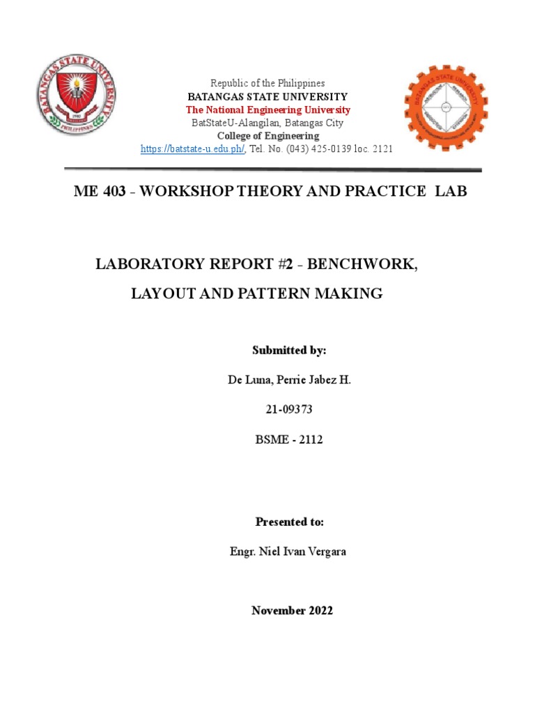 Laboratory Report 2 - de Luna | PDF | Metalworking | Manufactured Goods