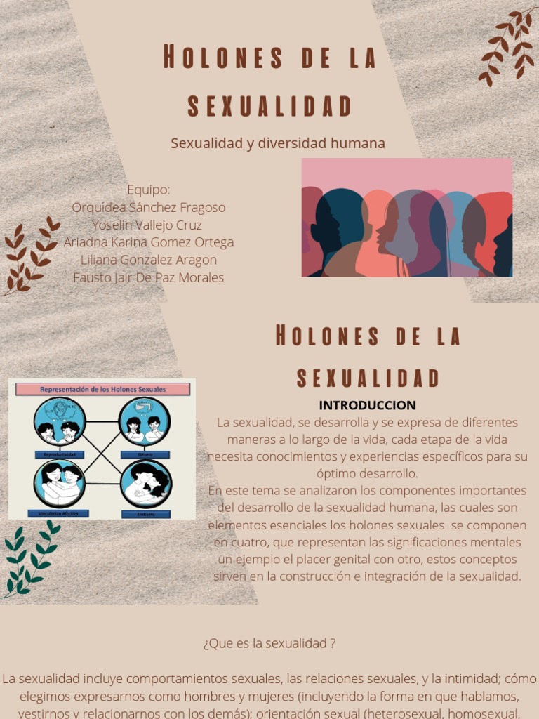 Holones de La Sexualidad | PDF | La sexualidad humana | Género