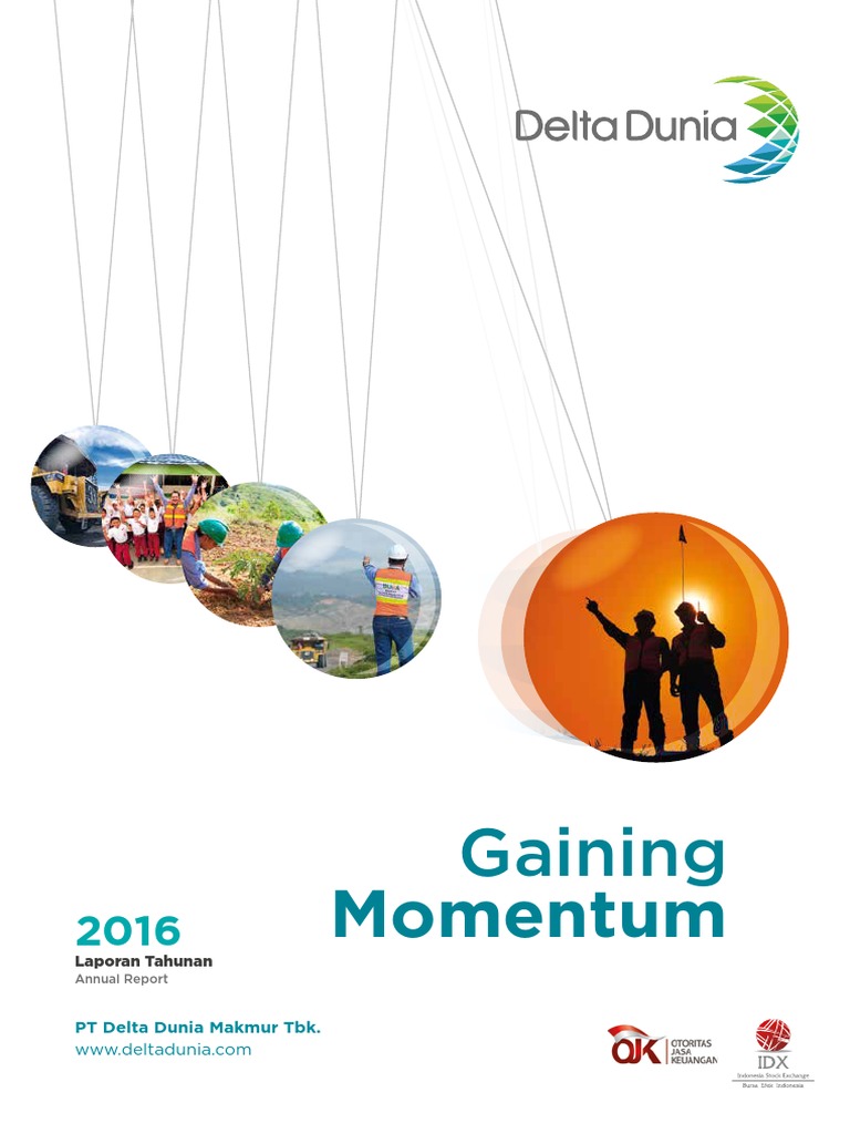 Delta Dunia Makmur 2016 Annual Report | PDF | Business | Corporations