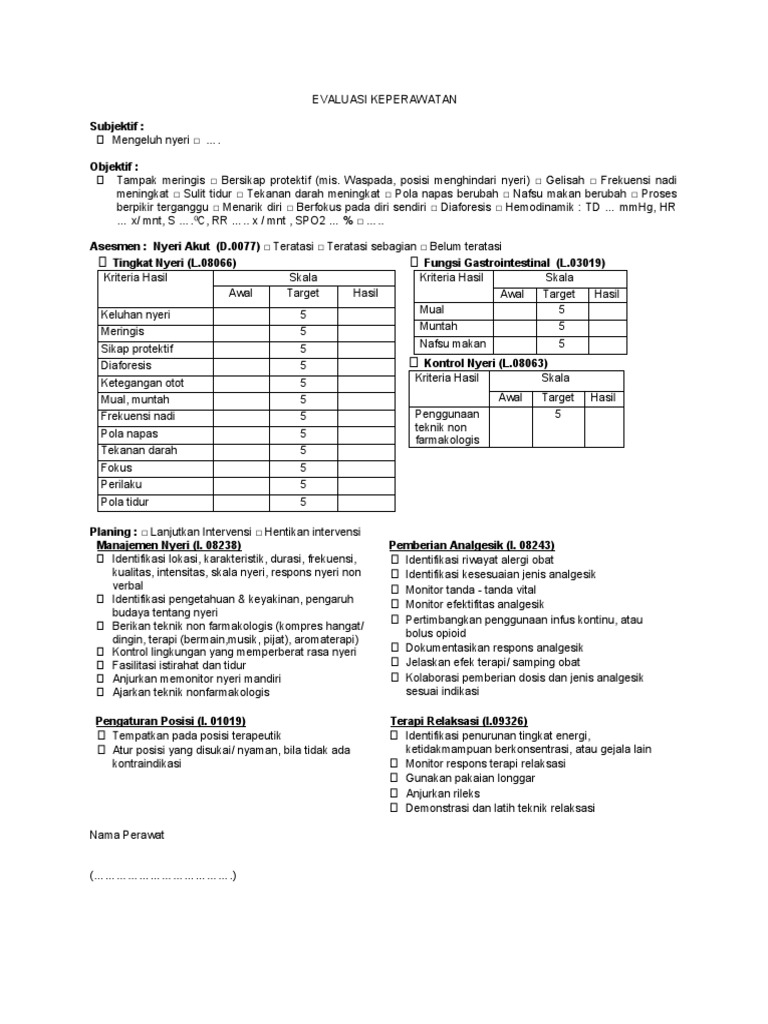 Panduan Manajemen Nyeri | PDF