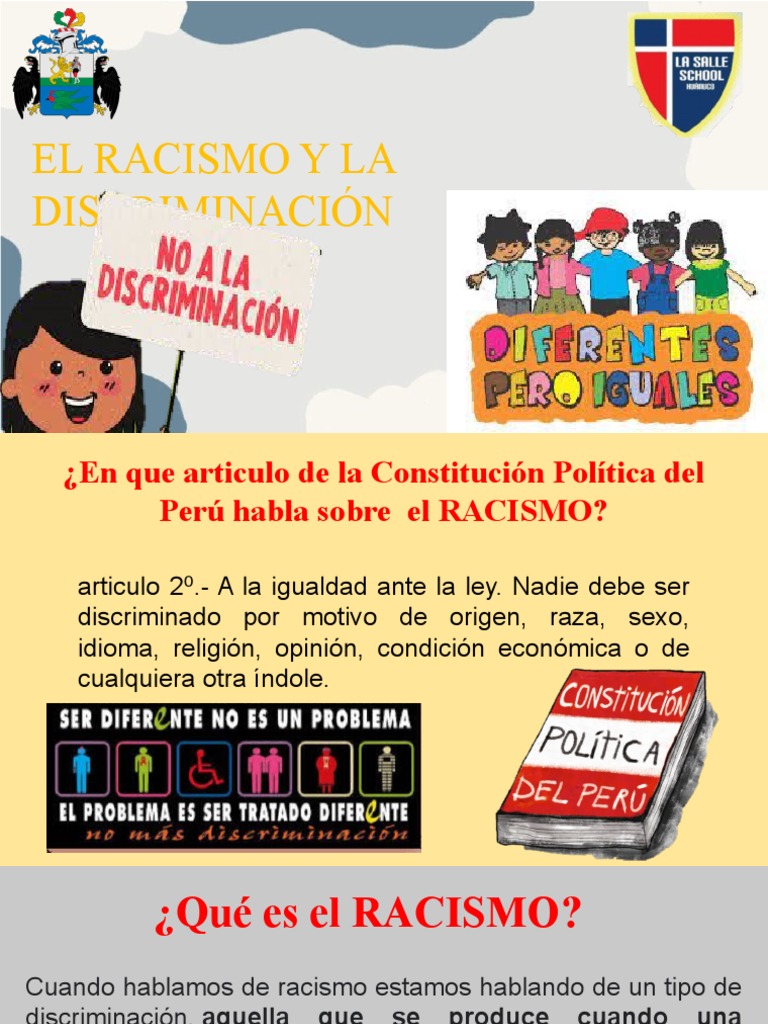 Racismo y Discriminación en Perú | PDF | Discriminación y relaciones ...
