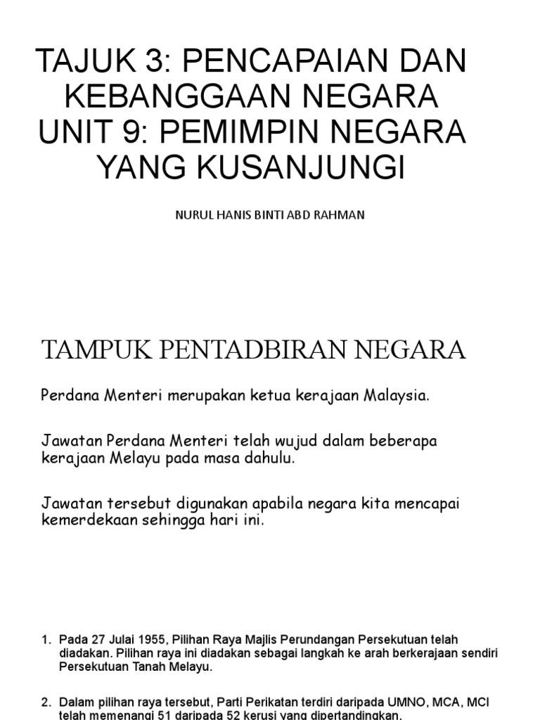 Nota Unit 9 | PDF