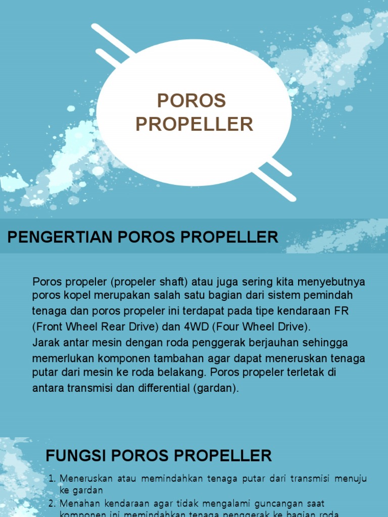 Poros Propeler | PDF