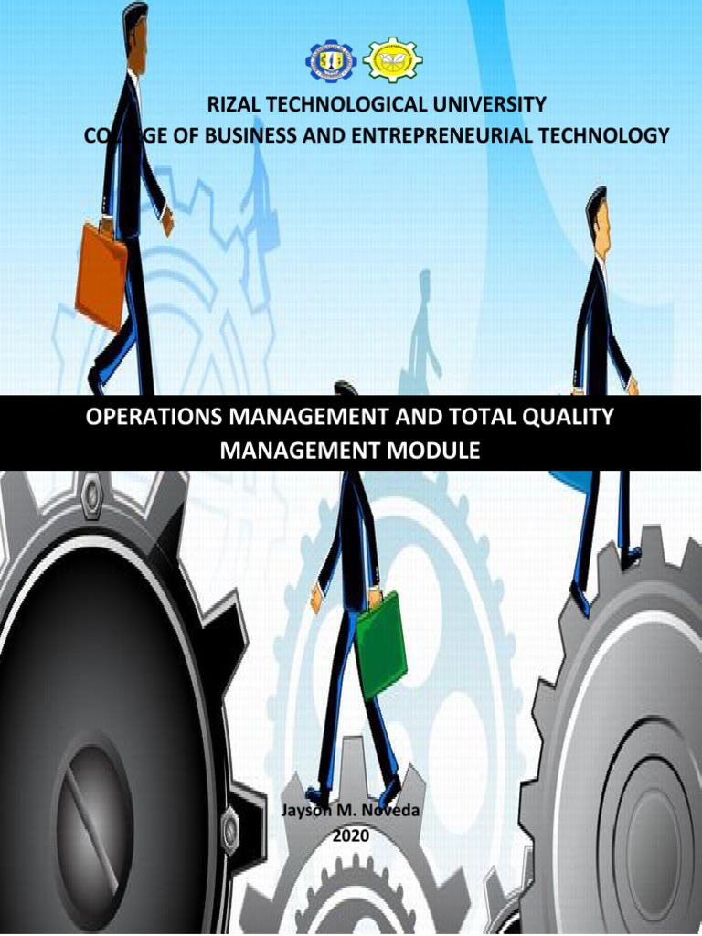 Opm With TQM Module by Prof. Noveda | PDF | Project Management ...