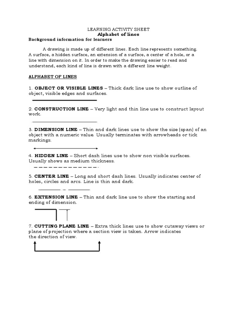 Drafting Activity-Day 01 | PDF | Technical Drawing