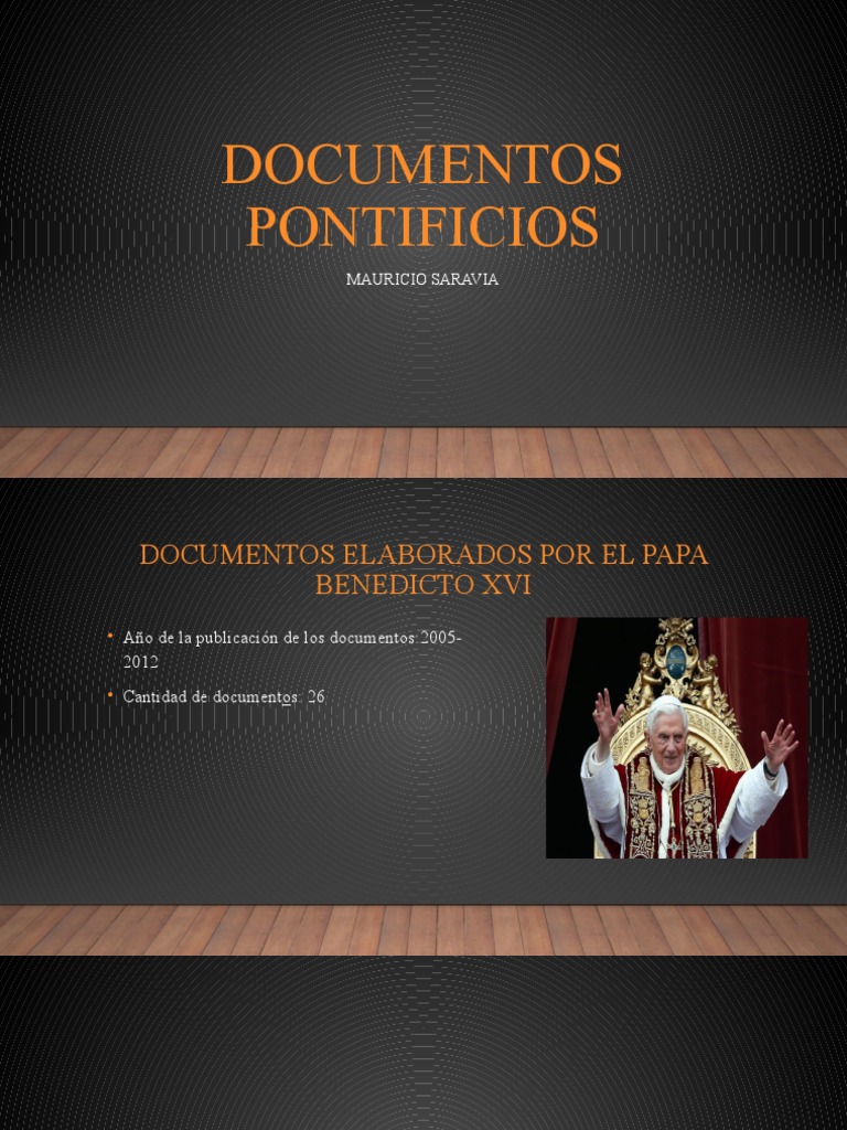 Documentos Pontificios | PDF | Teología Católica y Doctrina | Iglesia Católica