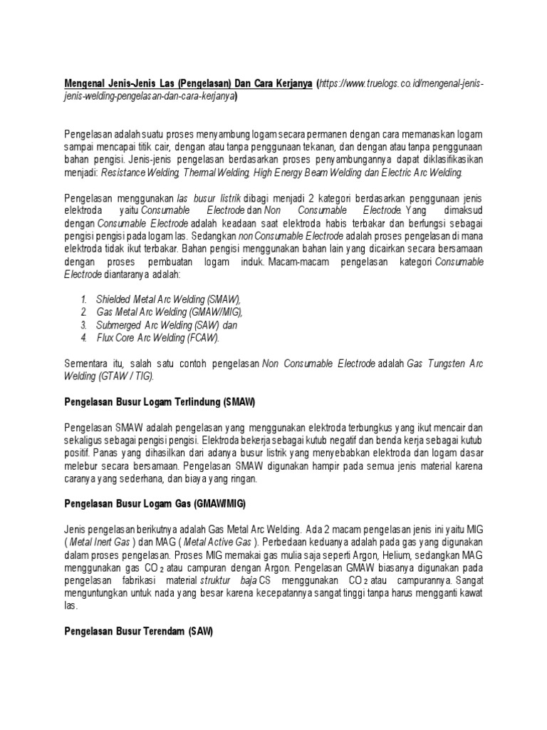 Tentang Las Busur Listrik Manual | PDF