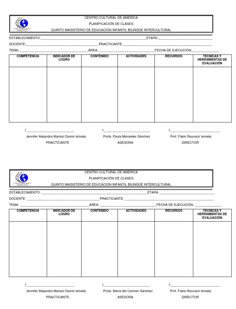 Formato de Plan Diario | PDF | Aprendizaje