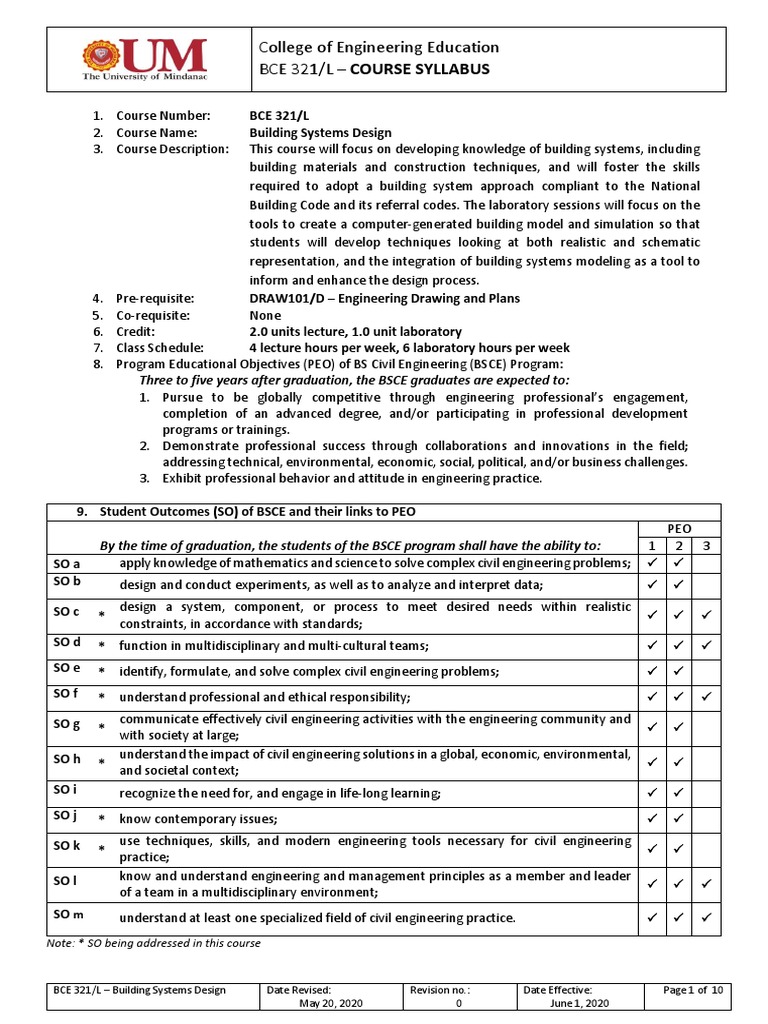 BCE 321L Rev 0 | Download Free PDF | Engineering | Civil Engineering