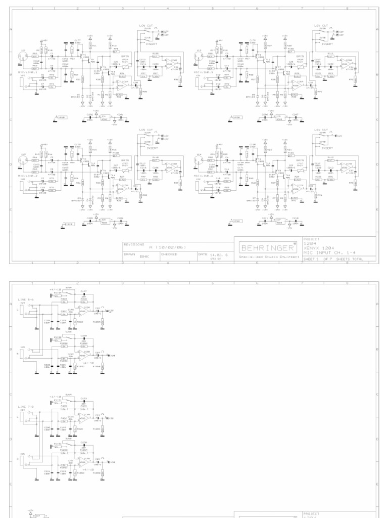 Behringer Xenyx 1204FX | PDF
