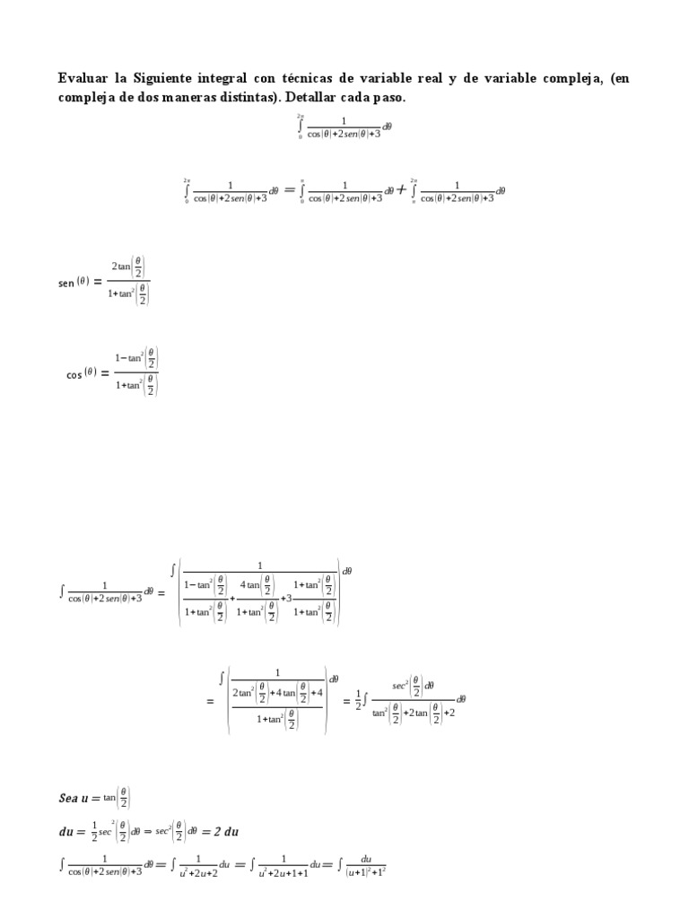 Integral Definida | PDF | Integral | Álgebra