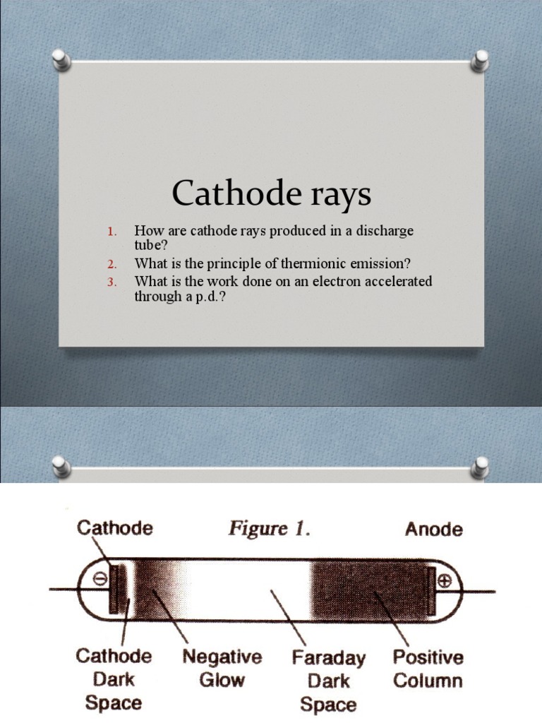 Cathode Rays | PDF | Vacuum Tube | Cathode