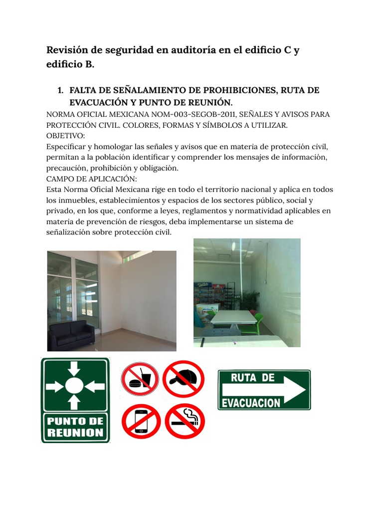 Revisión de Seguridad | PDF | Valores | Defensa Civil