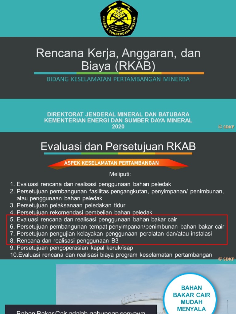 RKAB - Bahan Bakar Cair | PDF
