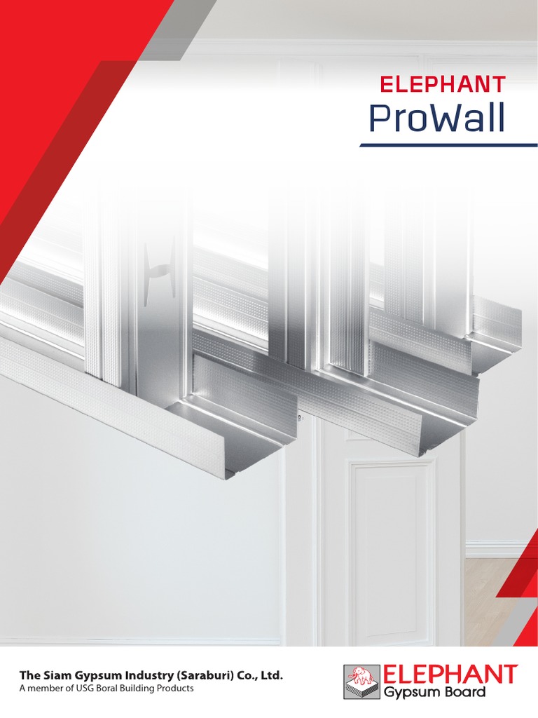 Elephant ProWall Catalog and Installation Manual Gypsum Board Made in ...
