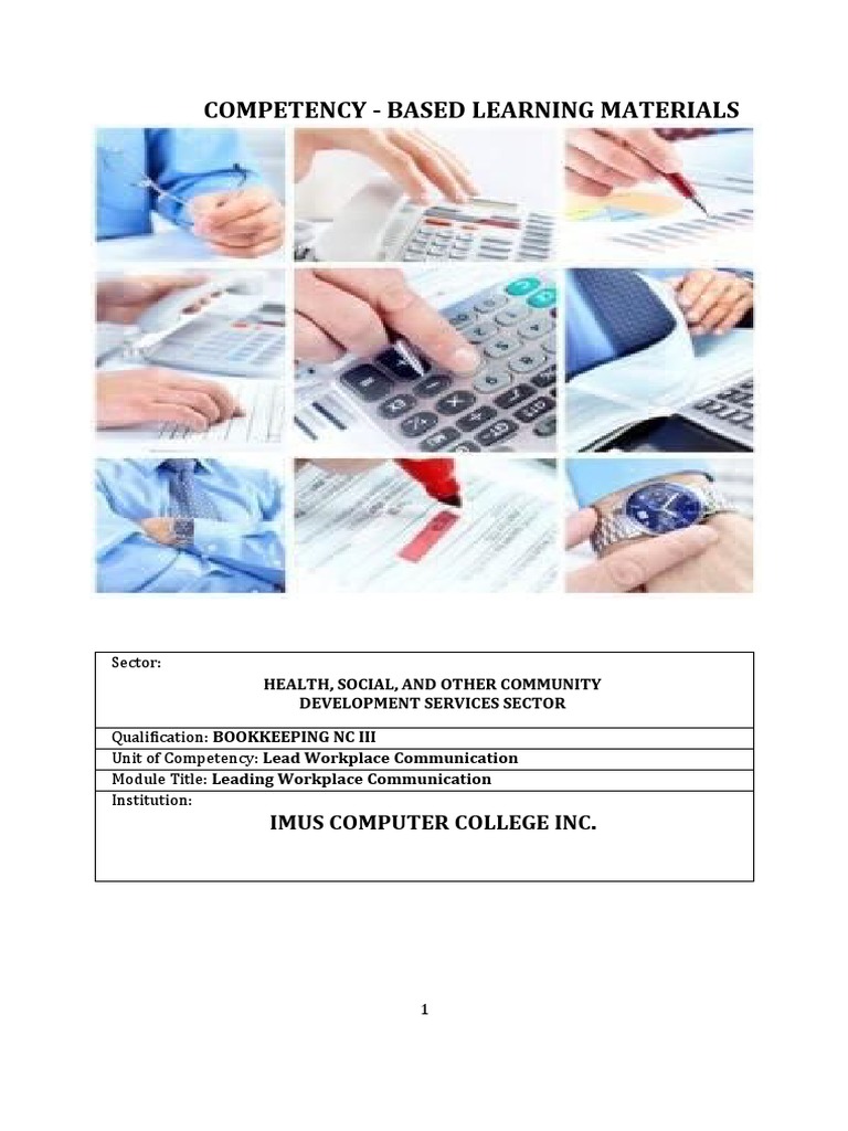 Basic-1 - Lead Workplace Communication | PDF | Nonverbal Communication ...