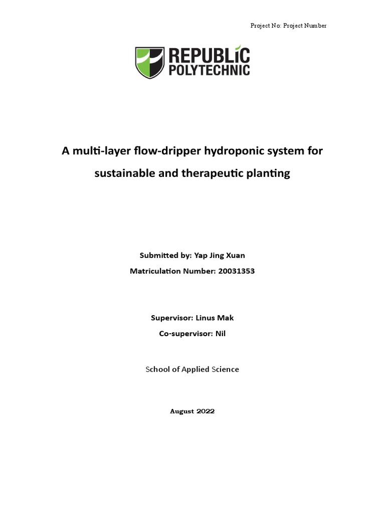 FYP Report Template - RP - SAS (JX) | PDF | Personal Protective ...