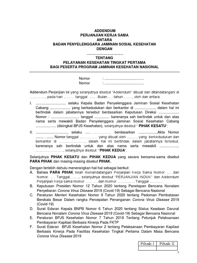 Addendum PKS - KBK | PDF