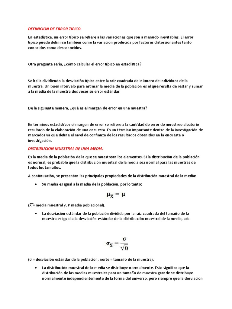 Estadistica. DM | PDF | Muestreo (Estadísticas) | Media