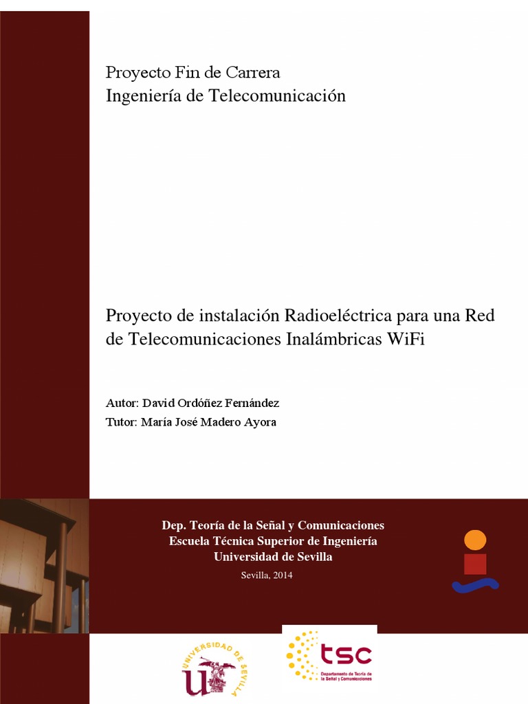 Proyecto InstalaciÃ N RadioelÃ©ctrica Red WiFi | PDF | Ieee 802.11 | Ciencias de la Computación