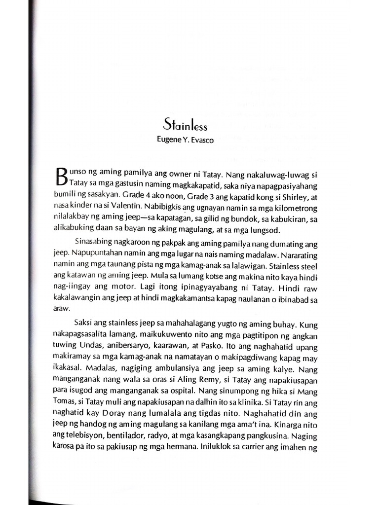 Stainless Eugene Evasco | PDF