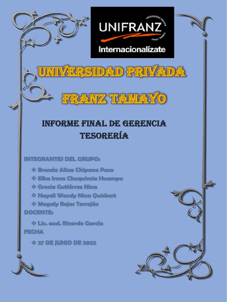 Informe de Tesorería 2021 APS | PDF | Presupuesto | Business