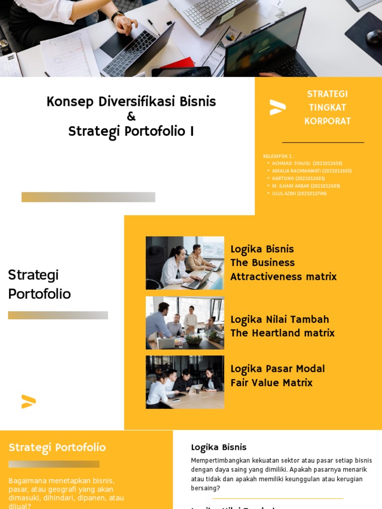 Strategi Korporat Portofolio | PDF