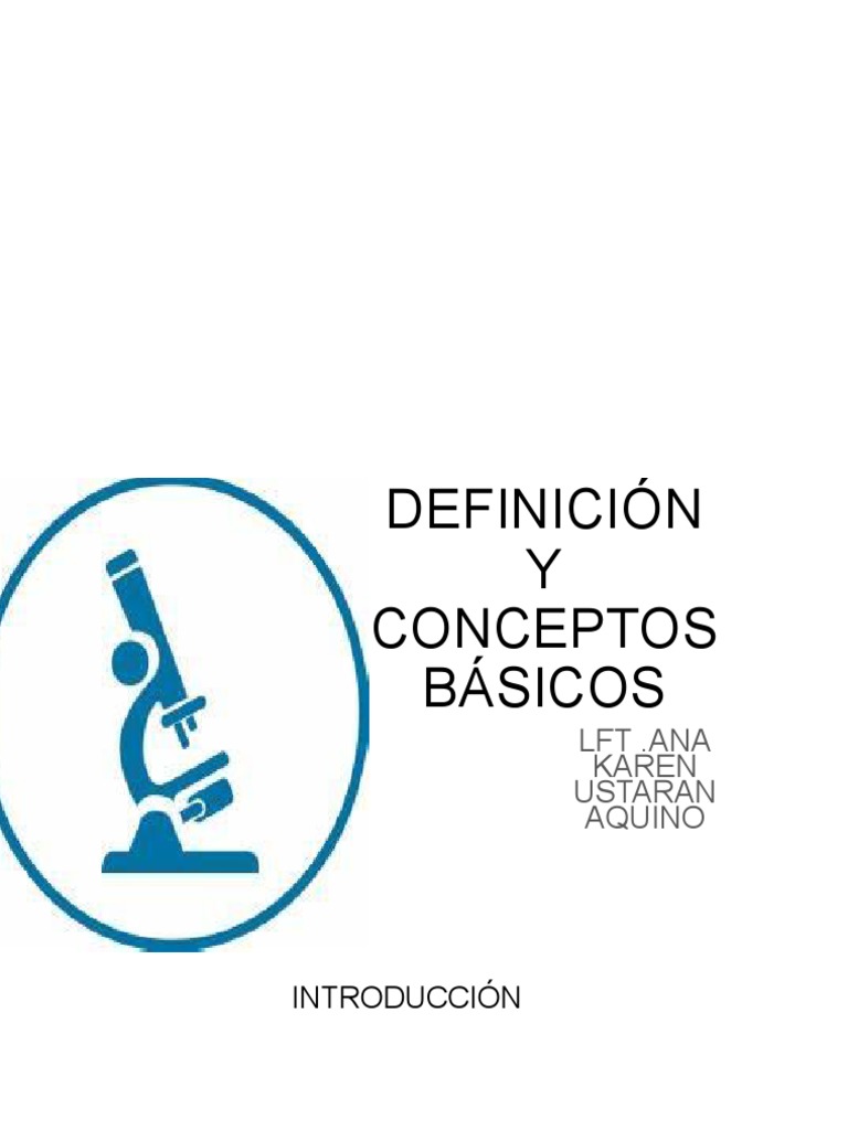 Conceptos Basicos 1 | PDF | Patología | Especialidades Medicas