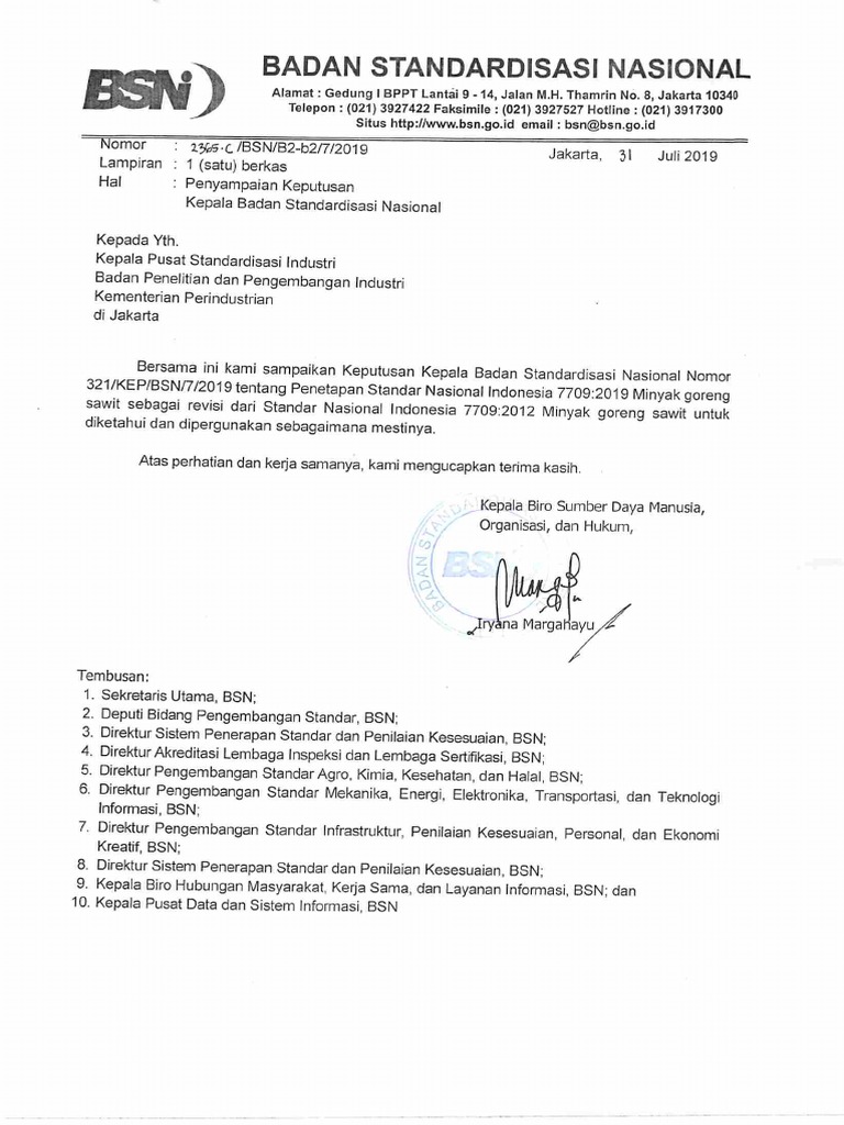 SNI 7709 - 2019 Minyak Goreng | PDF