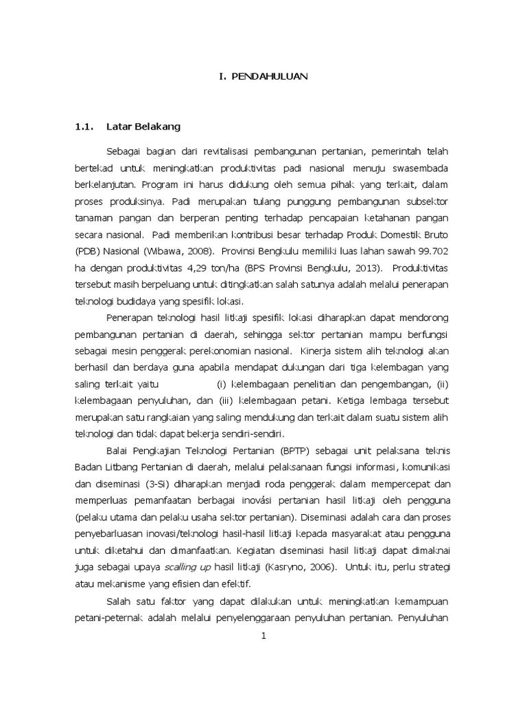 Proposal Demplot Padi | PDF
