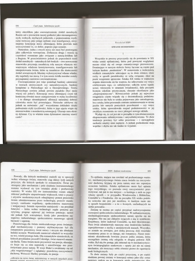 Taylor - Epifanie Modernizmu | PDF