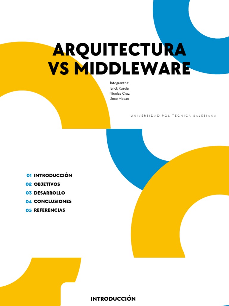 Arquitectura Vs Middleware | PDF | Middleware | Software