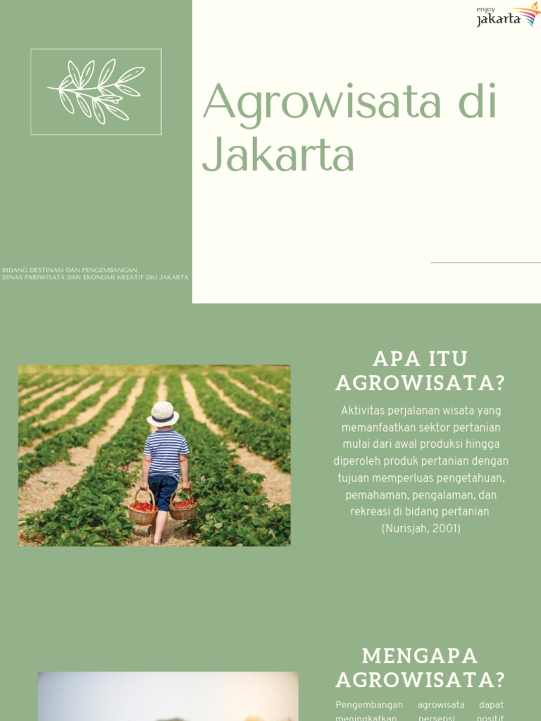 Agrowisata Di DKI Jakarta | PDF | Teknologi & Rekayasa