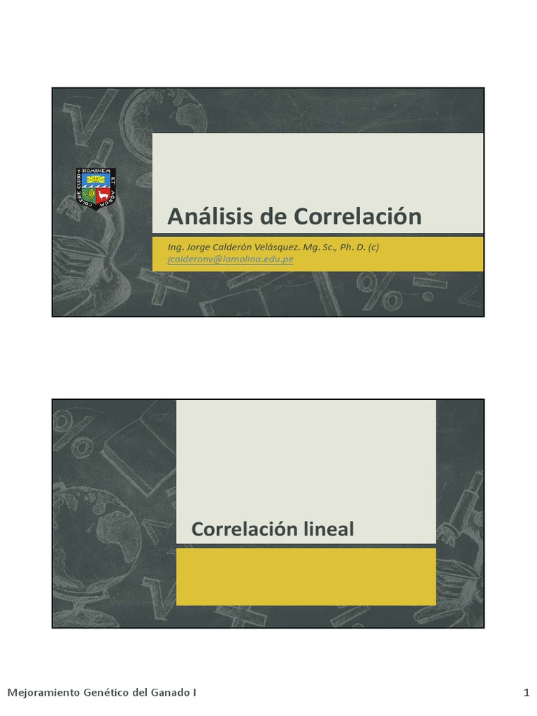 3c ANALISIS DE CORRELACION | PDF | Coeficiente de determinación ...