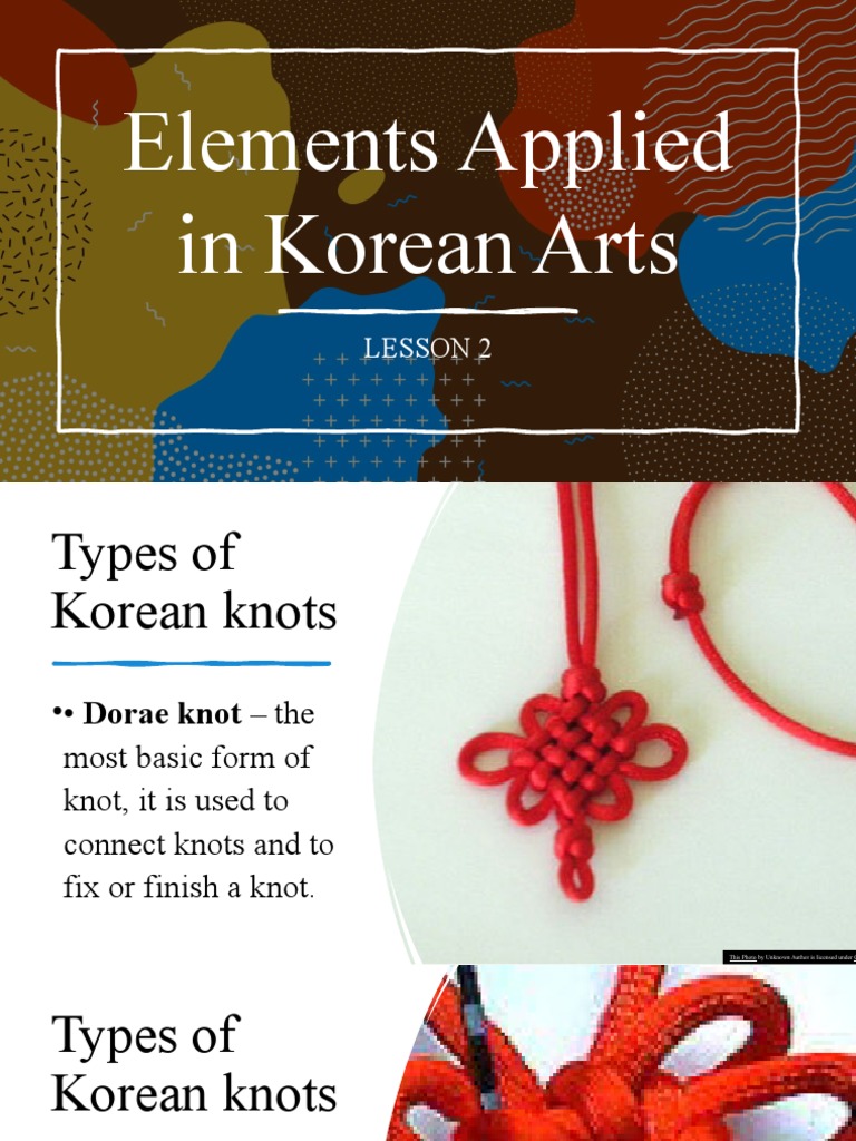 Lesson 2 - Elements Applied in Korean Arts | PDF | Mask