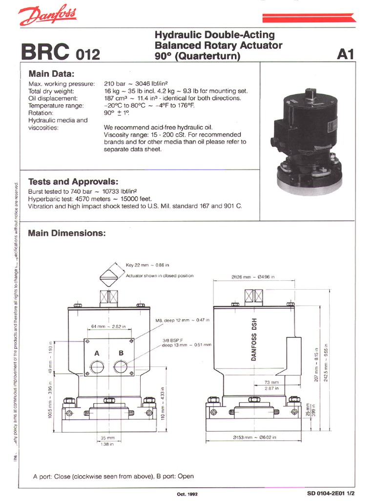 BRC 012 A1 051 4252 Data Sheet | PDF