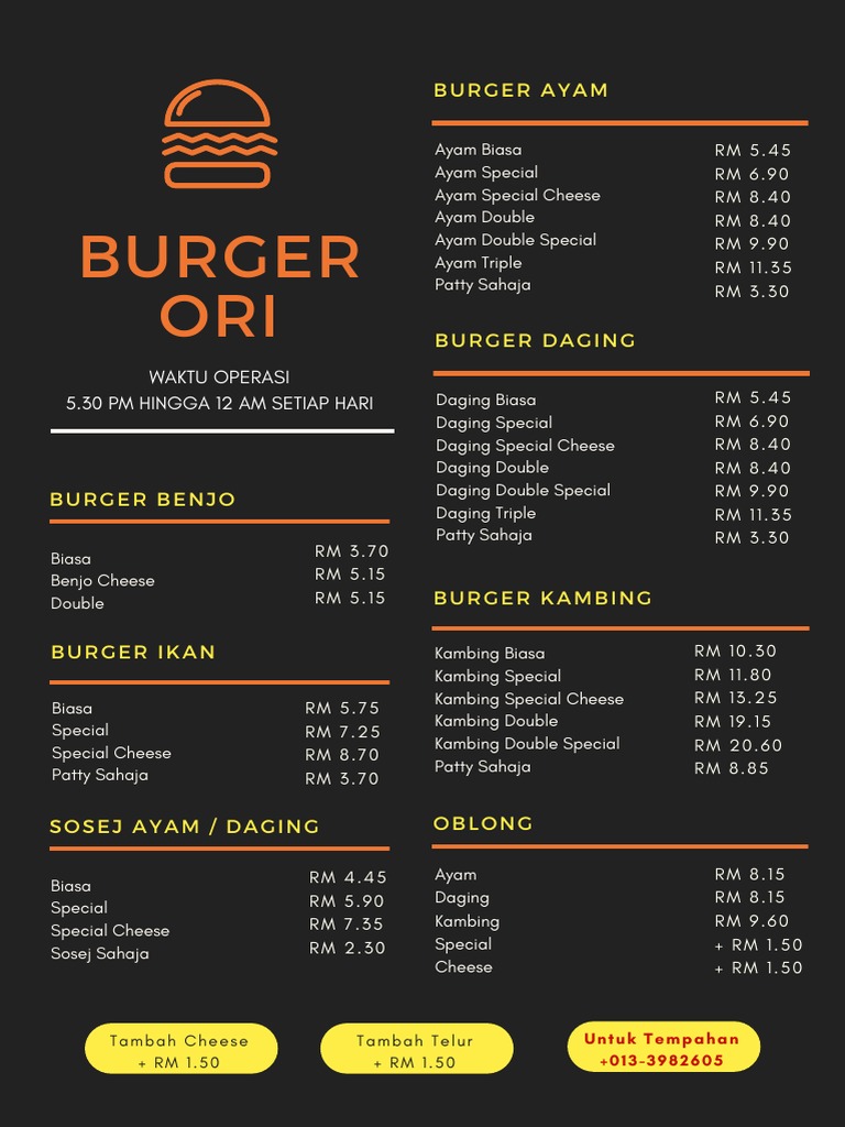 Menu Grab | PDF | Convenience Food | Fast Food