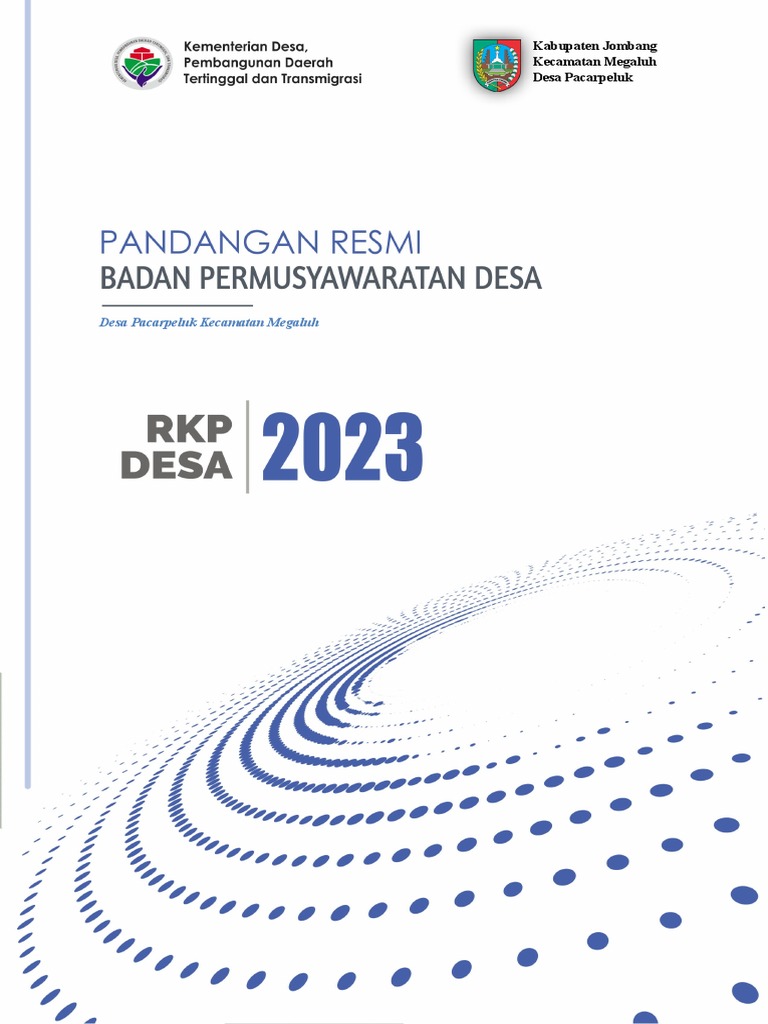 Pandangan Resmi BPD RKP Desa 2023 | PDF