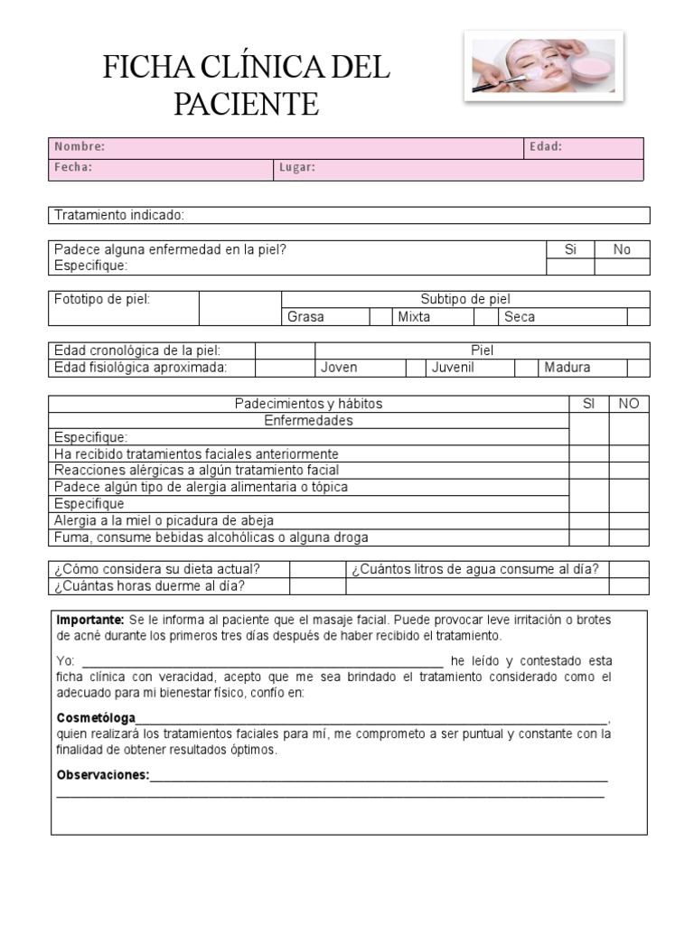 Ficha Faciales | PDF