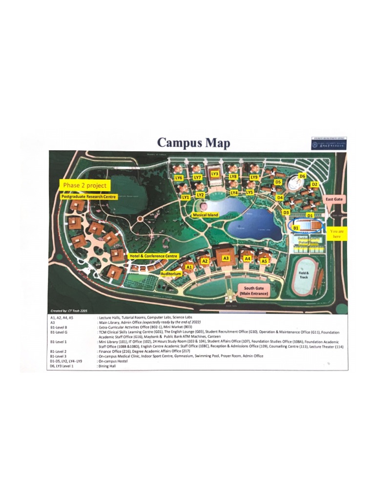 Xiamen, Malaysia Campus Map | PDF