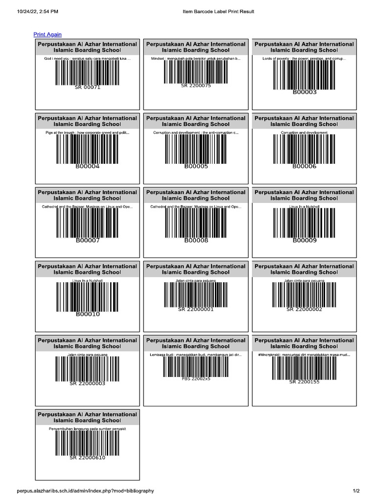 Contoh Barcode | PDF