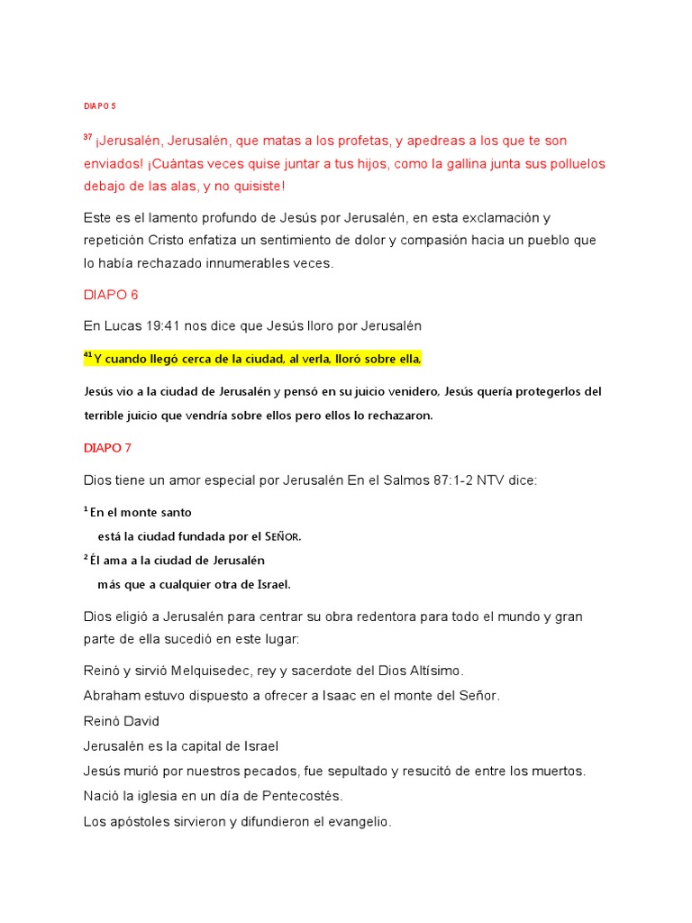 Mateo 23 | PDF | Jesús | Jerusalén