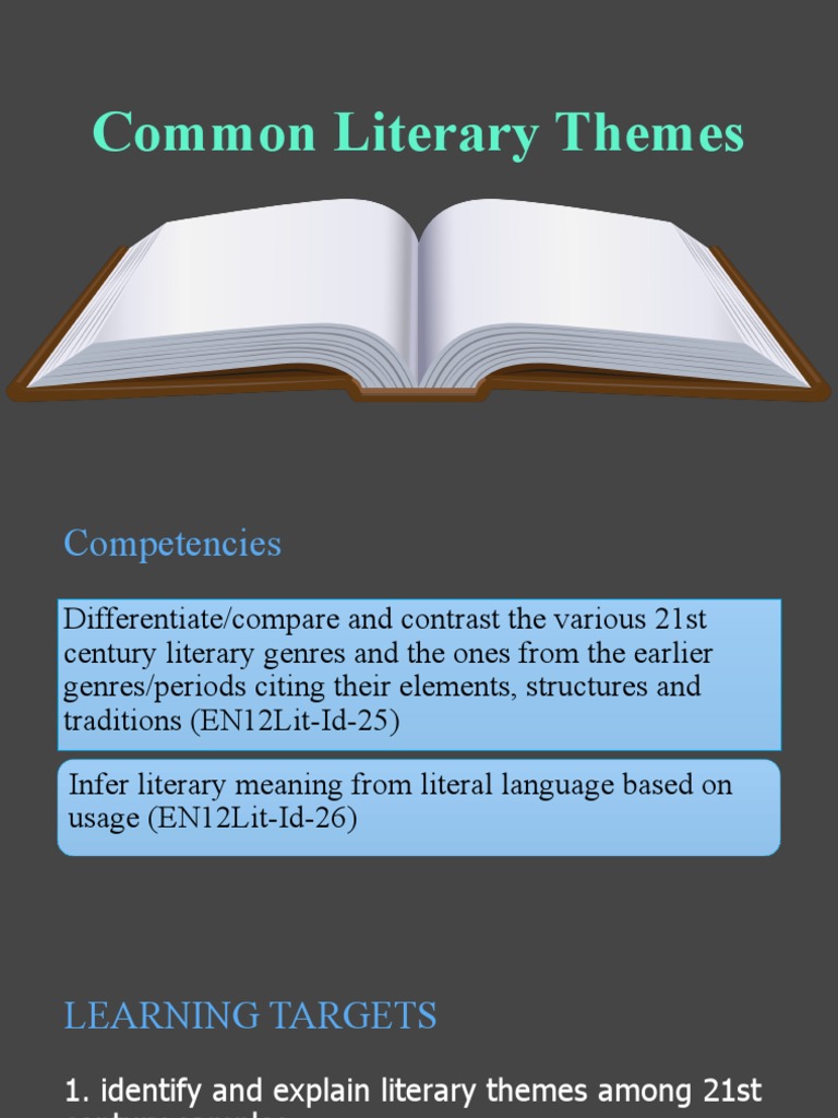 LESSON 2 - Common Literary Themes | PDF | Narrative | Human Migration