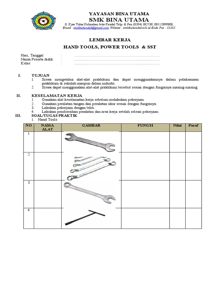 Lembar Kerja Alat Praktikum Siswa | PDF | Teknologi & Rekayasa