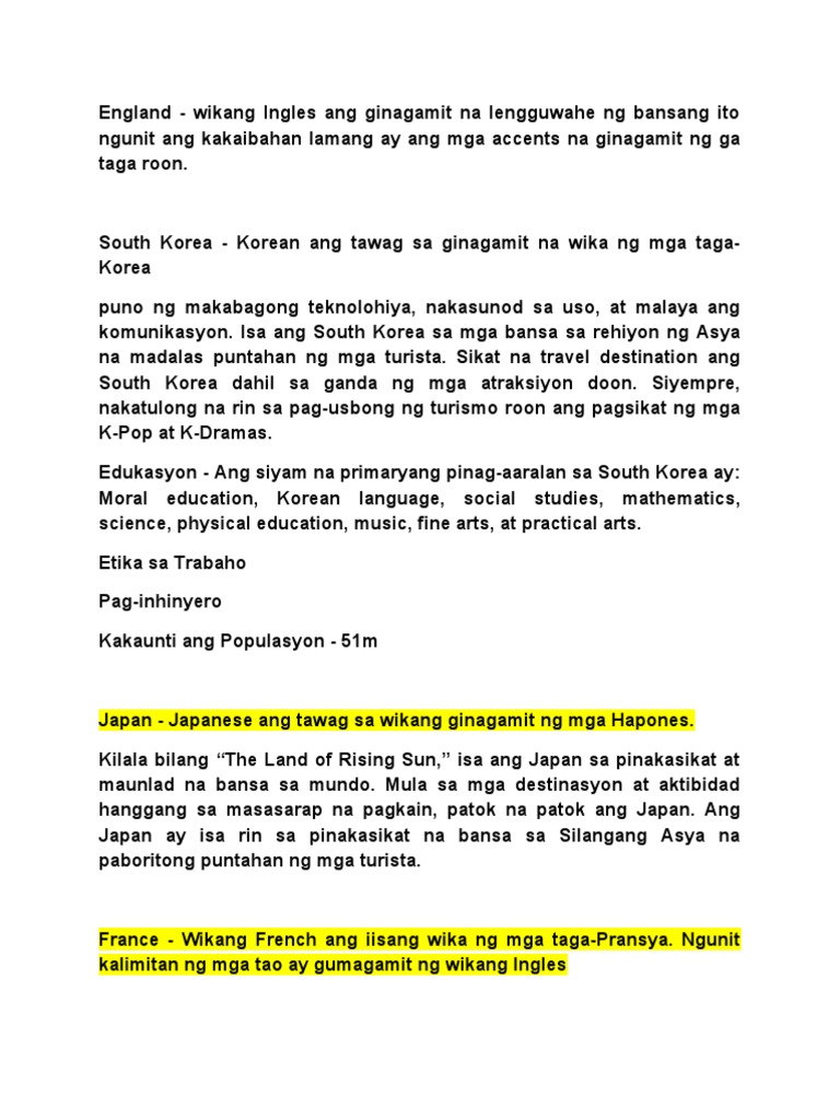 Filipino Research Assignment | PDF