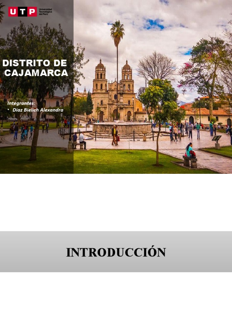 Análisis del Distrito de Cajamarca | PDF | Perú | Turismo