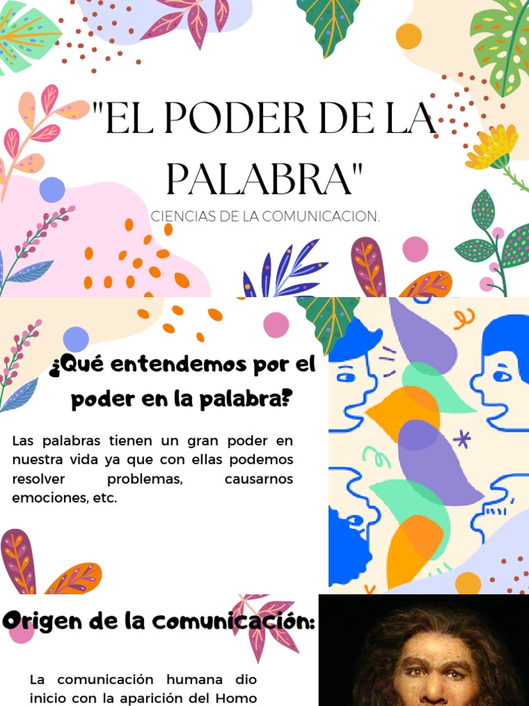 EL PODER DE LA PALABRA Ensayo | PDF | Comunicación | Comunicación humana