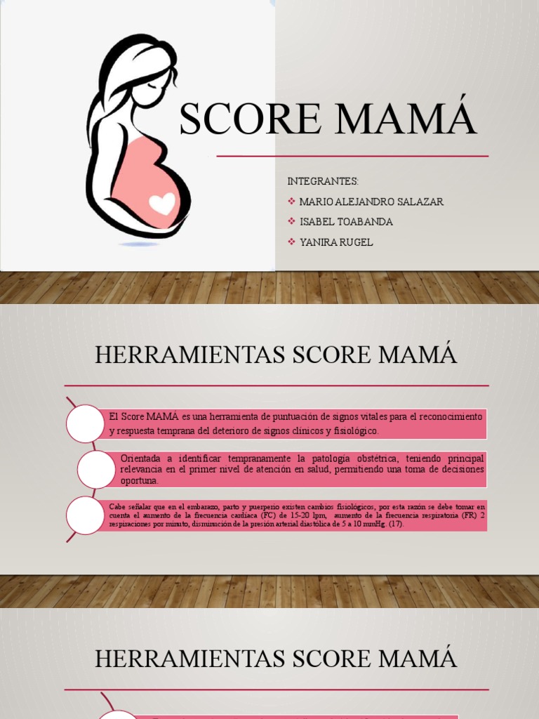 Score Mamá | PDF | Presión sanguínea | Medicina CLINICA