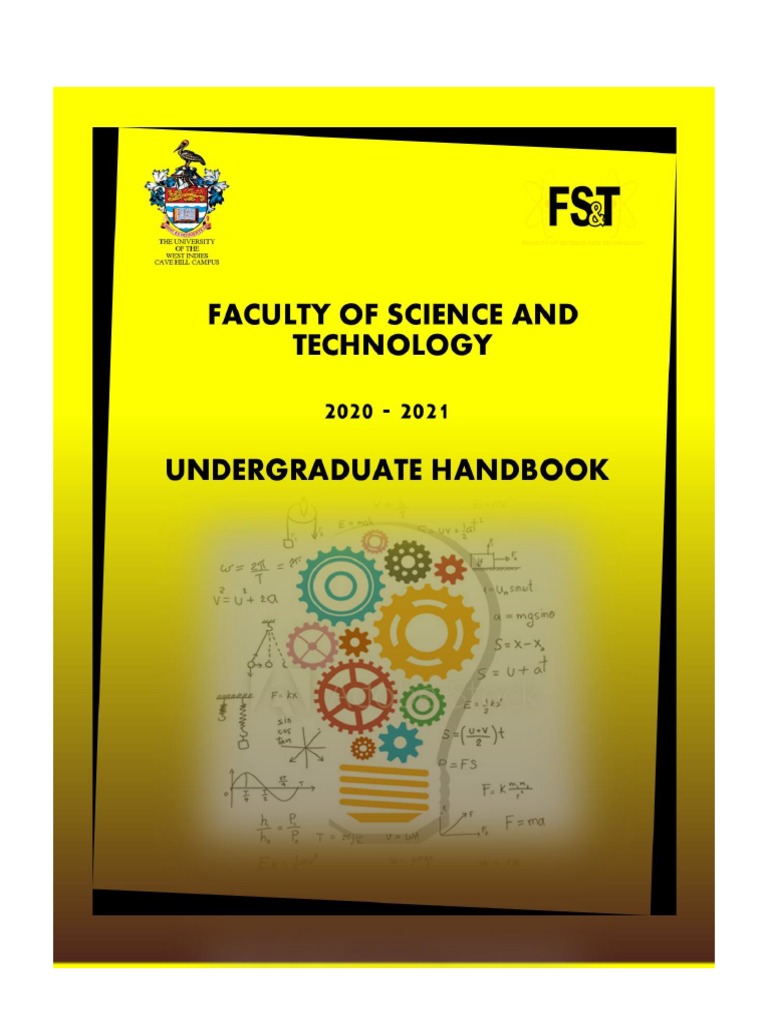 2020 2021 FST Handbook September 9 2020kb | PDF | Bachelor Of Science ...