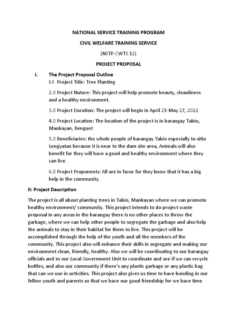 National Service Training Program | PDF | Waste | Natural Environment